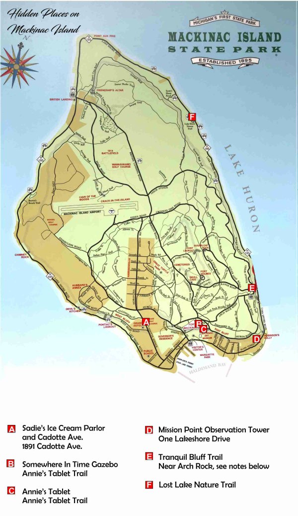 Mackinac Island Map